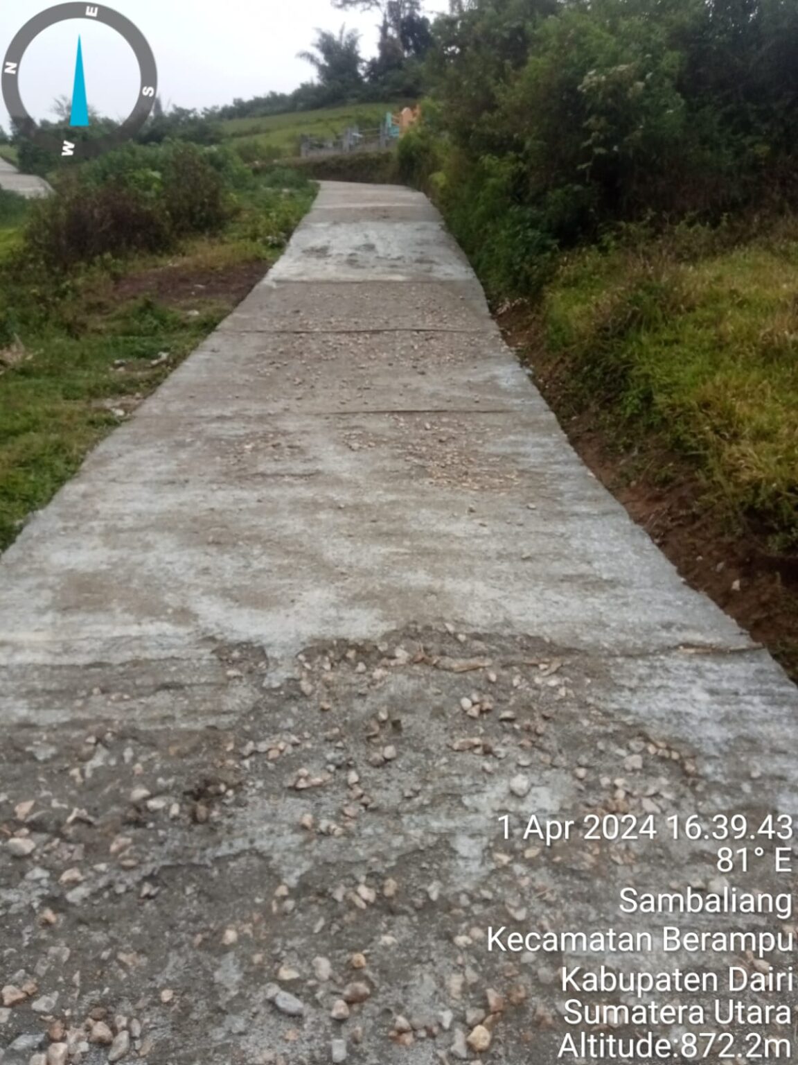 Di duga Bangunan Siluman Rabat beton di kerjakan Asal jadi dan proyek ...